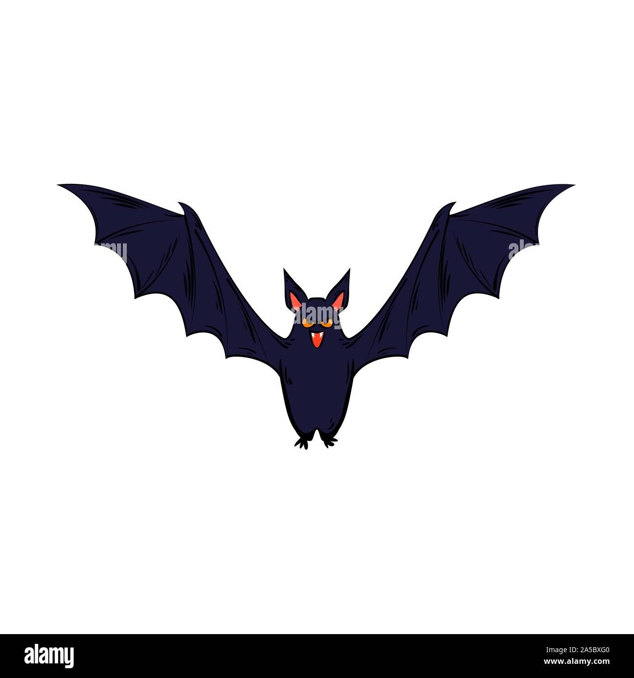 bat flying halloween style pop art Stock Vector Image & Art - Alamy