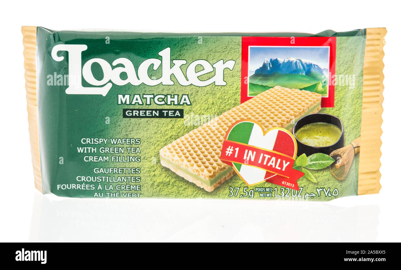 Matcha tea wafers Cut Out Stock Images & Pictures - Alamy