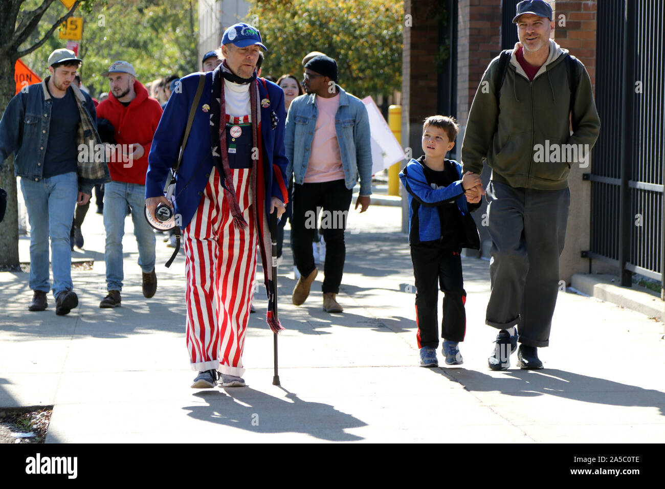 Bernie Is Back Rally, New York, USA Stock Photo - Alamy