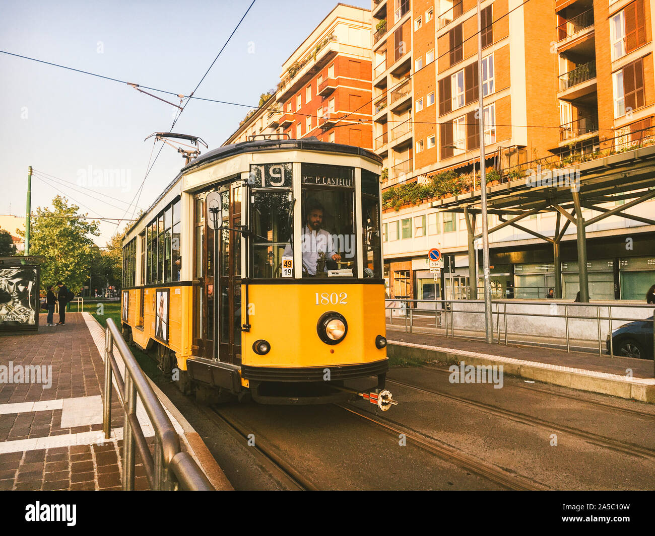 Milan tramway network hi-res stock photography and images - Alamy