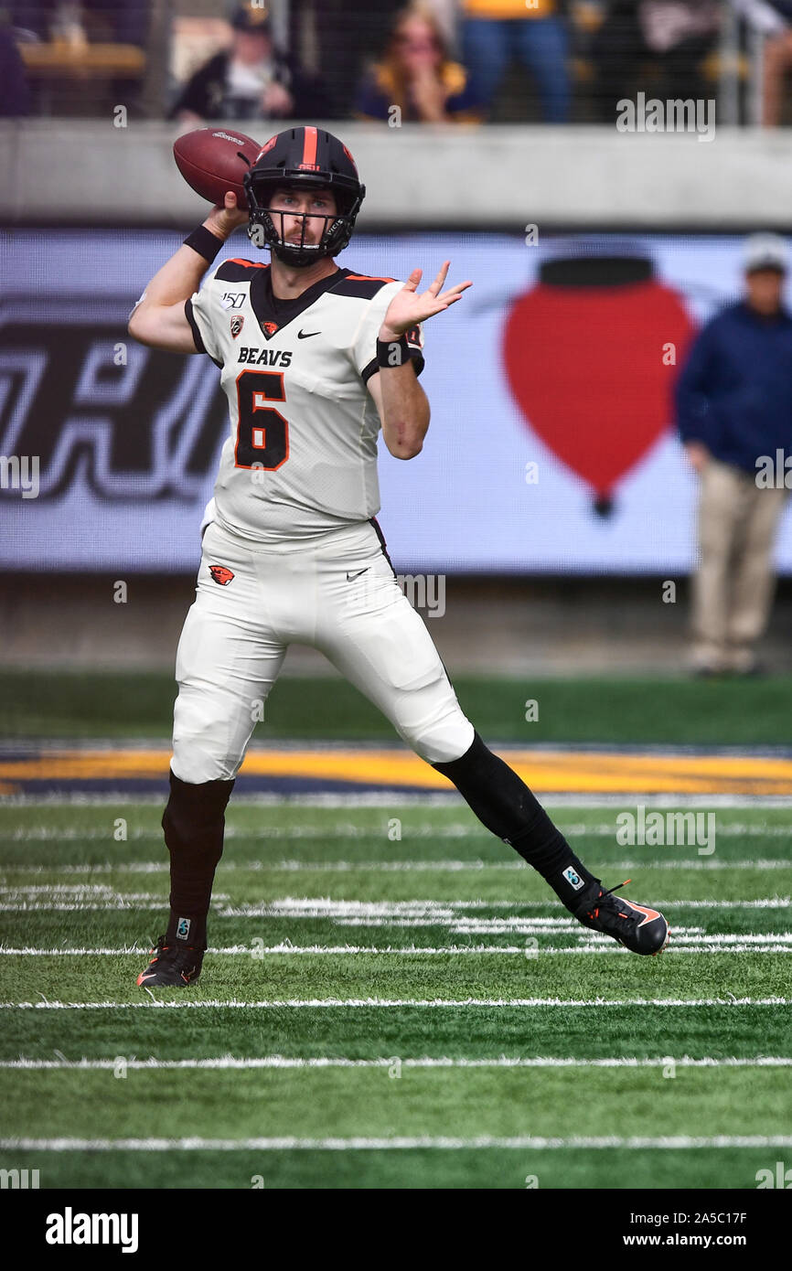 Berkeley, California, USA. 19th Oct, 2019. Oregon State Beavers ...