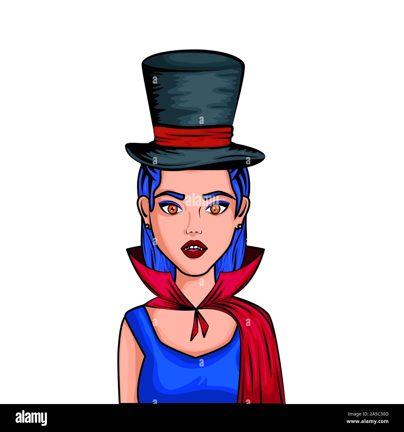 Disguised woman Stock Vector Images - Alamy