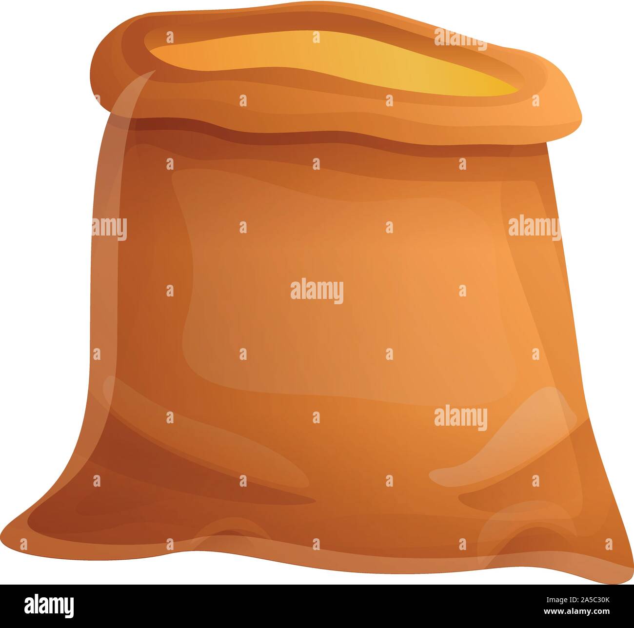 Open sack icon. Cartoon of open sack vector icon for web design ...