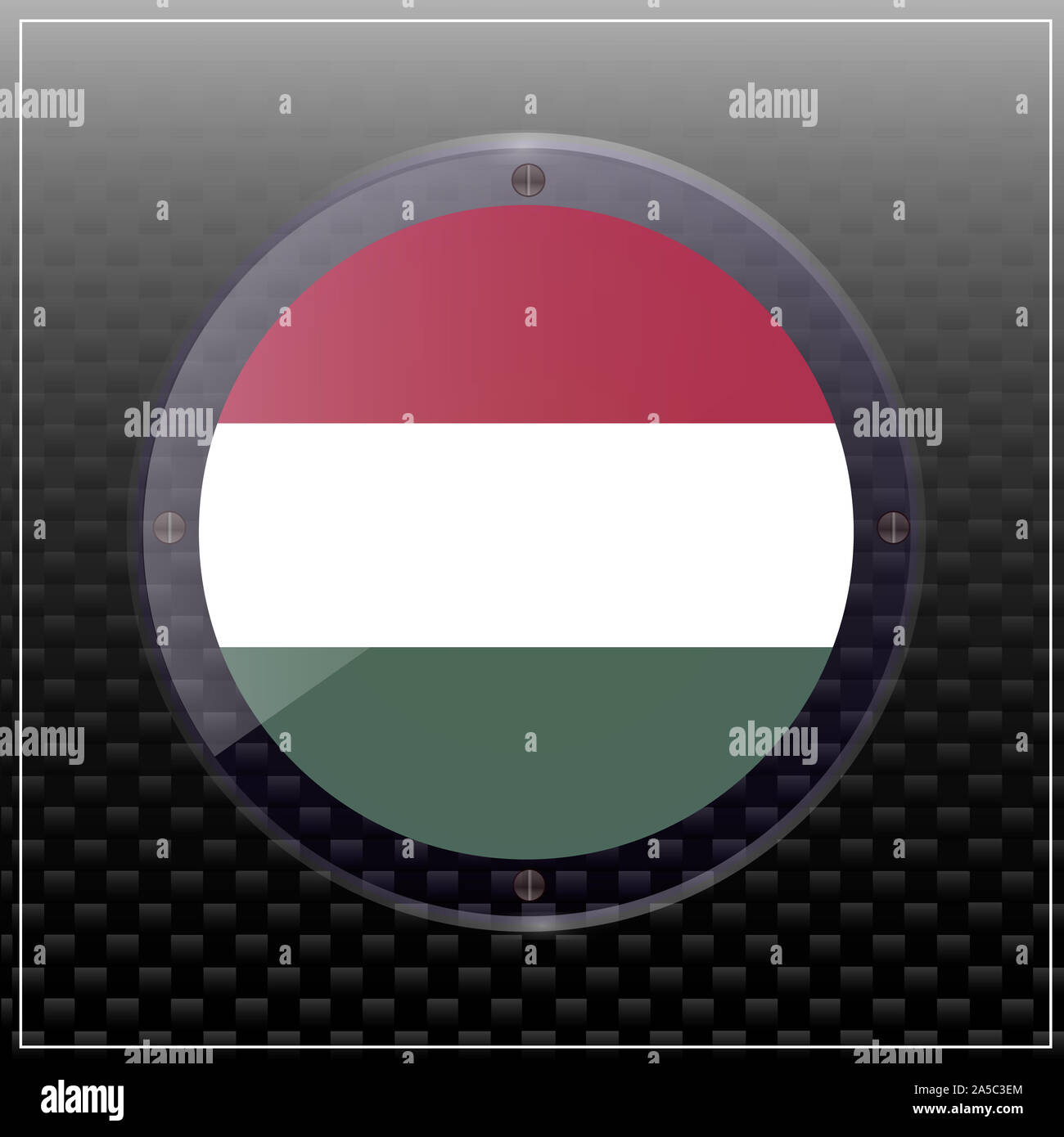Bright transparent button with flag of Hungary. Happy Hungary day ...