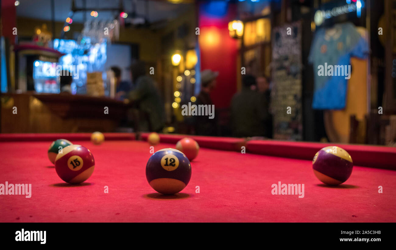 Pool ball table no background hi-res stock photography and images - Alamy