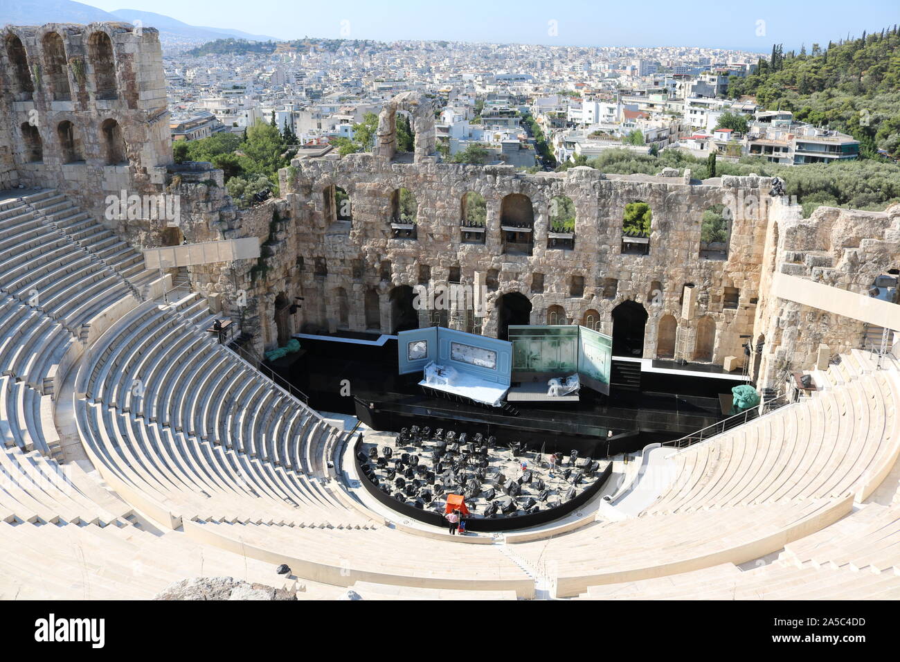 Parthenon Amphitheater in Athens, Greece Stock Photo - Alamy