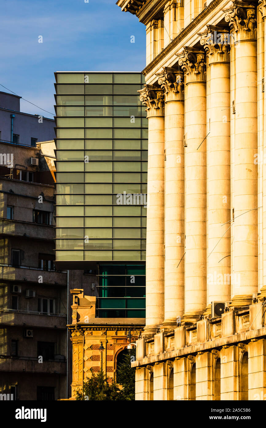 The union of romanian architects building hi-res stock photography and ...