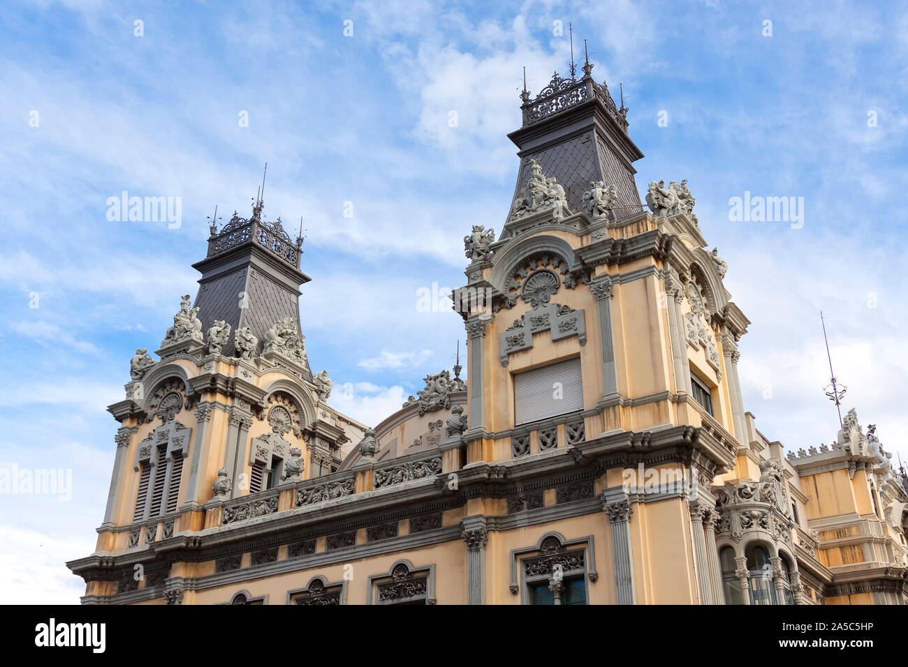 Former customs building, Port de Barcelona Stock Photo - Alamy