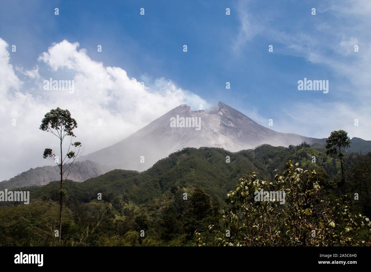 Activity of merapi volcano hi-res stock photography and images - Alamy