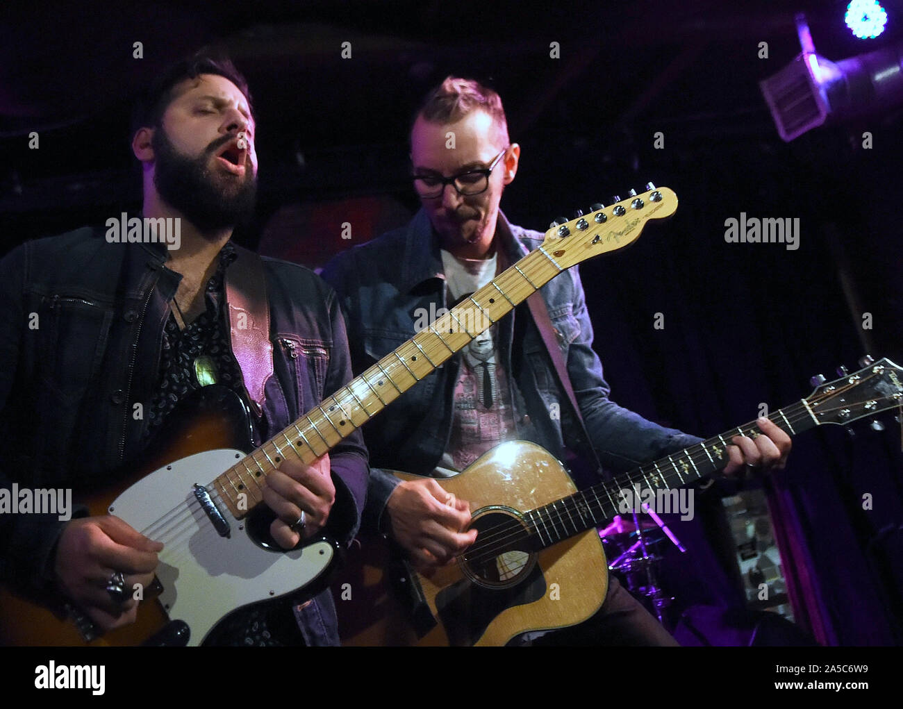 Jonathan Bonilla and Mike Montali perform with the Hollis Brown band at ...