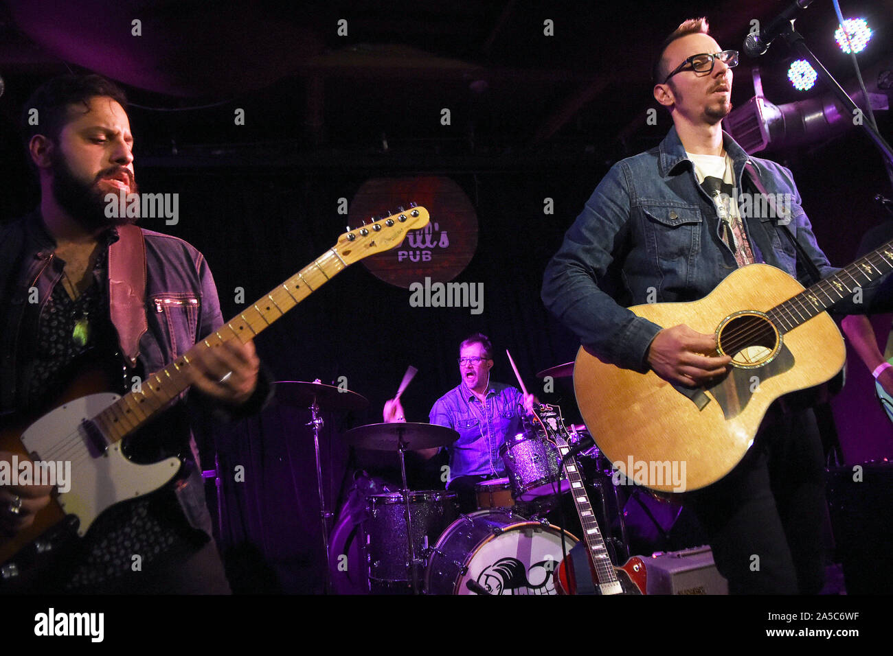 Jonathan Bonilla, Andrew Zehnal and Mike Montali perform with the ...