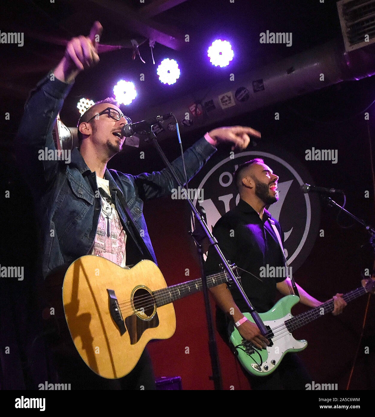 Mike Montali and Chris Urriola perform with the Hollis Brown band at ...