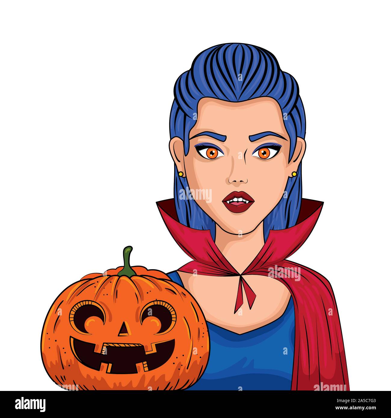 Female vampire fantasy Stock Vector Images - Alamy