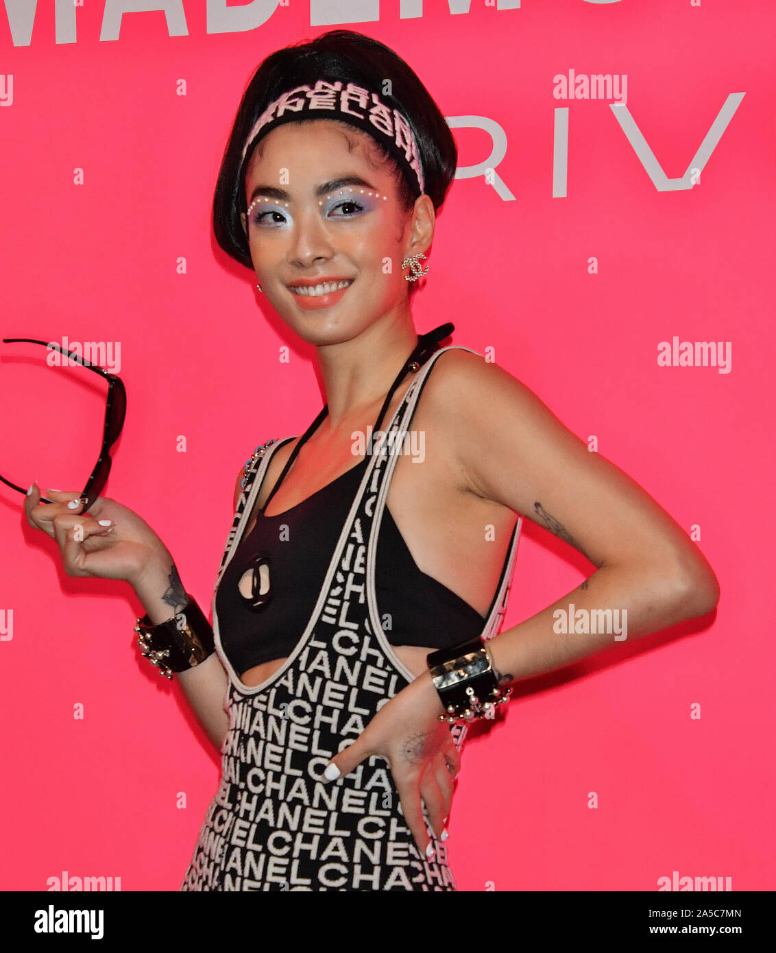 Japanese singer Rina Sawayama poses for photographers during a ...