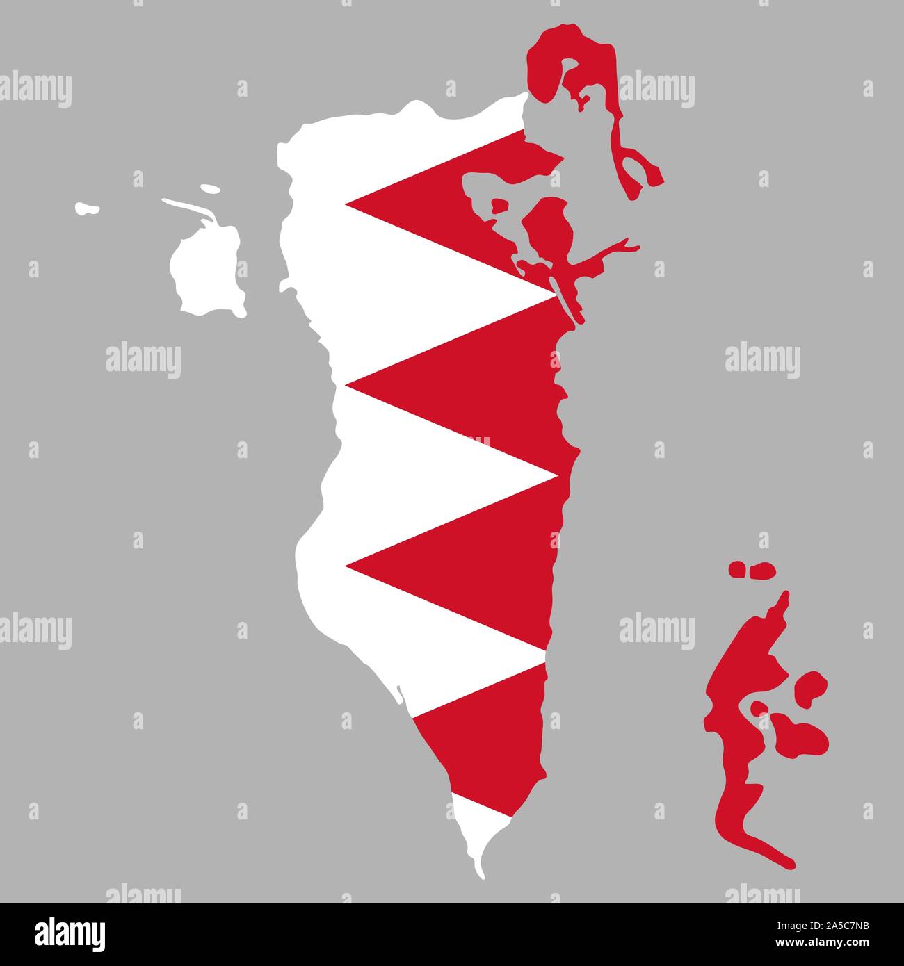 Bahrain eps map Stock Vector Images - Alamy