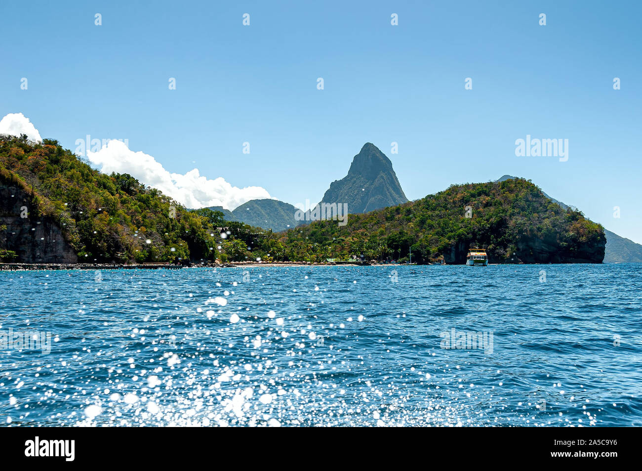 Piton pitons pitons caribbean island hi-res stock photography and ...