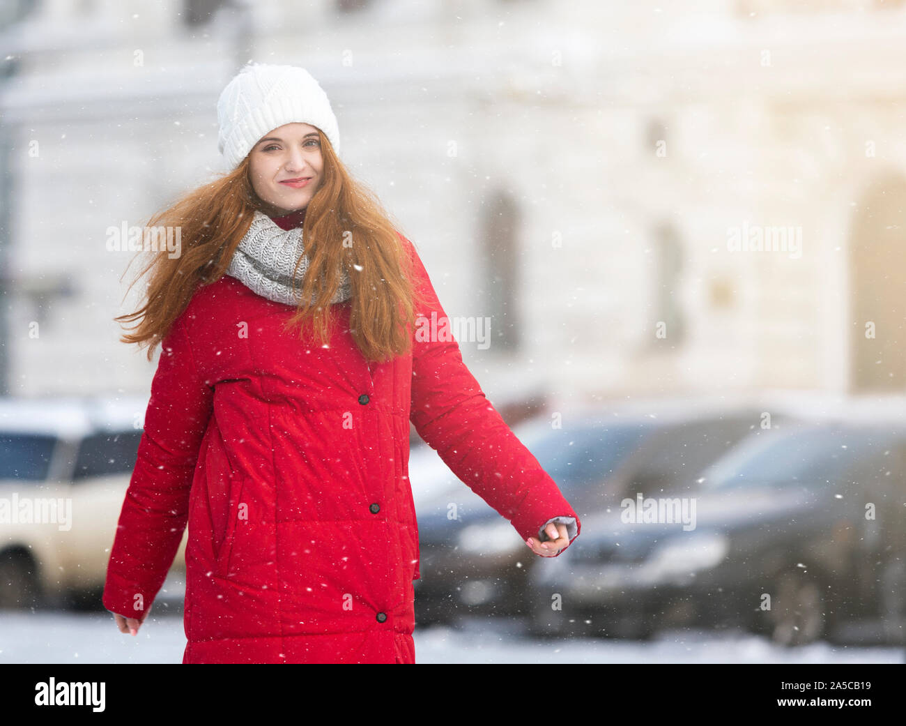 Beautiful girl walking hi-res stock photography and images - Alamy
