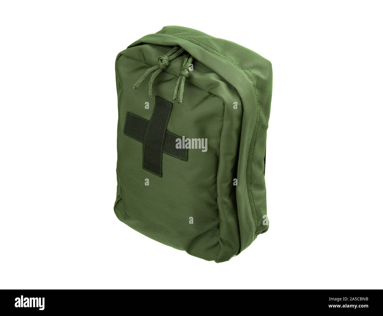 First-aid kit on white background. Modern military first aid kit Stock ...