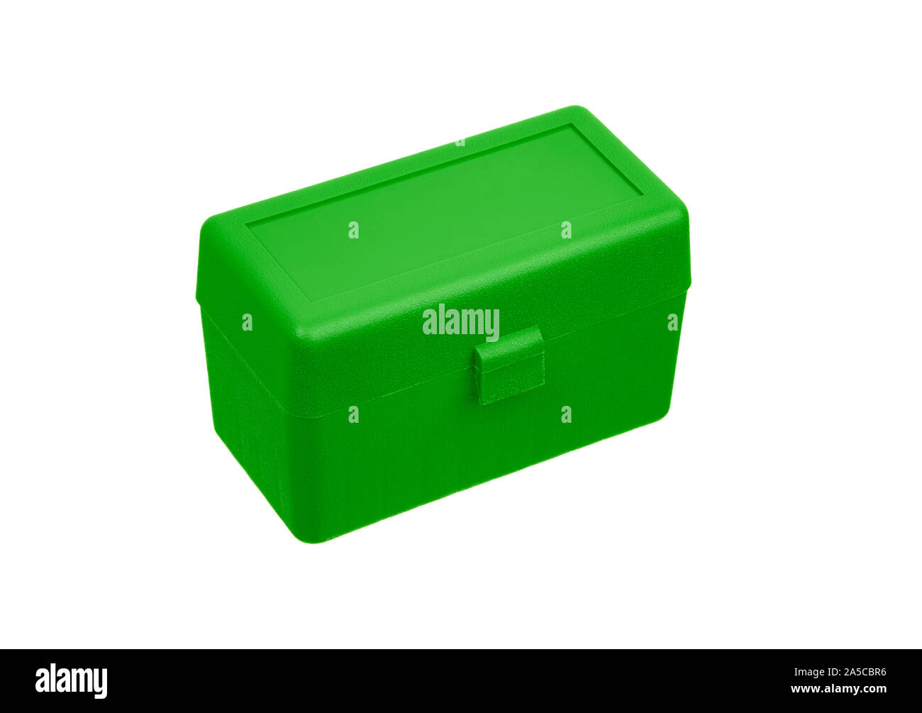 Plastic box for cartridges isolate on white background Stock Photo - Alamy