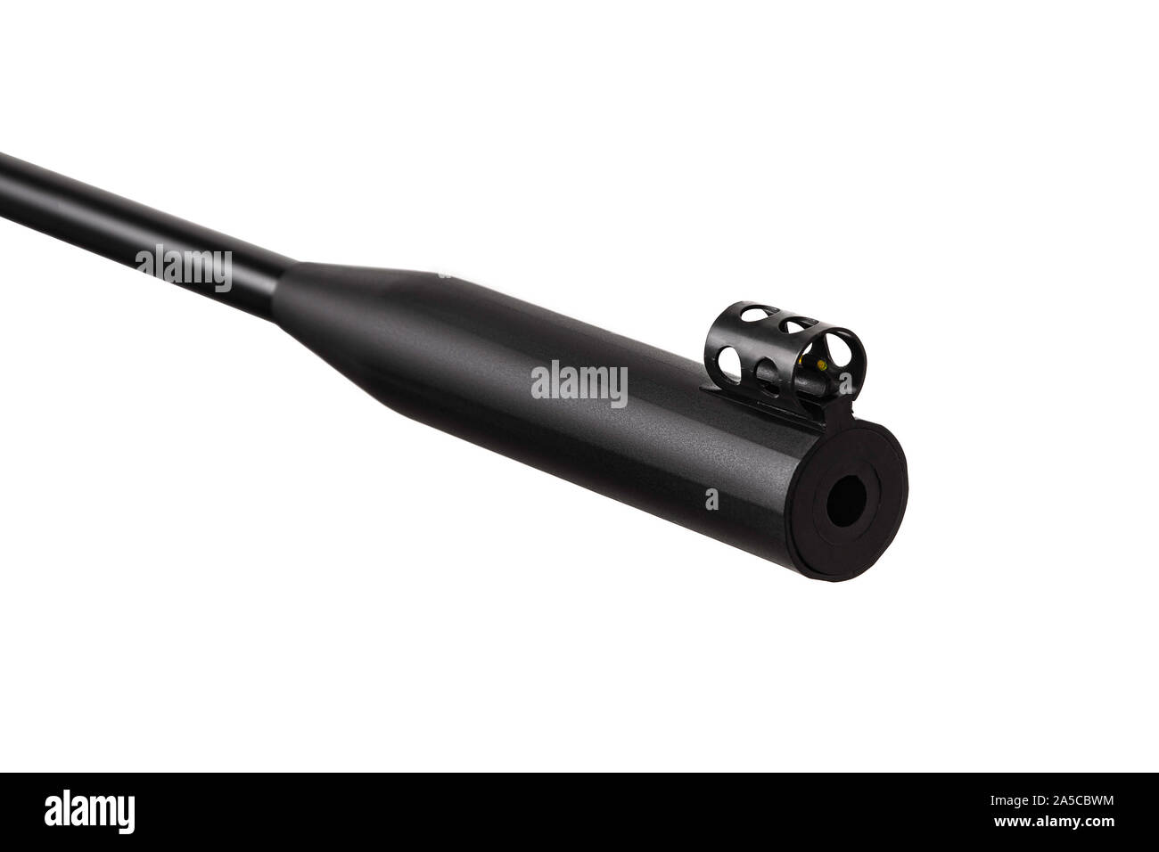 Pneumatic rifle isolated on white background Stock Photo - Alamy