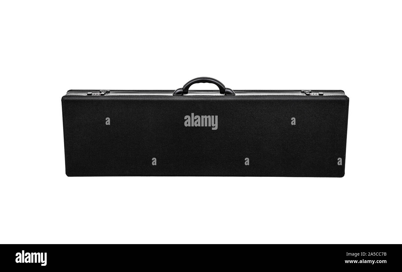 Luxury black weapon case with combination lock and leather inserts ...