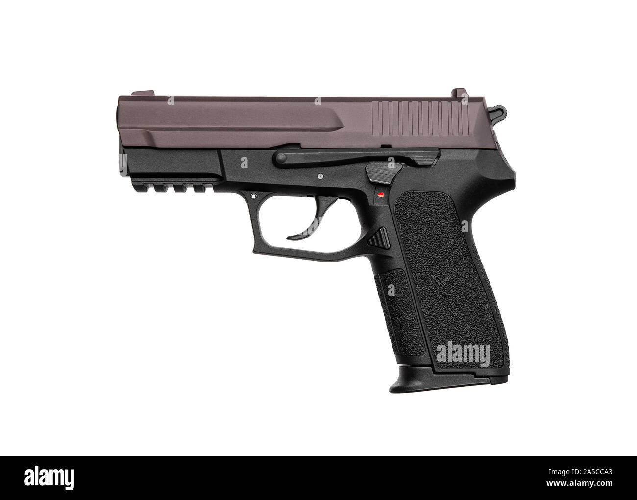 Shooting with a hand gun Cut Out Stock Images & Pictures - Alamy