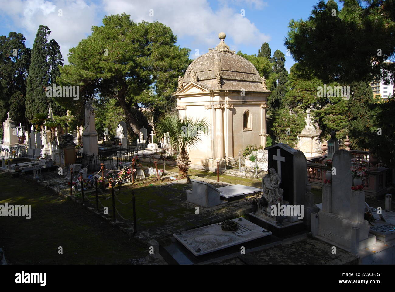 Marsa Cemetery, Malta Stock Photo - Alamy
