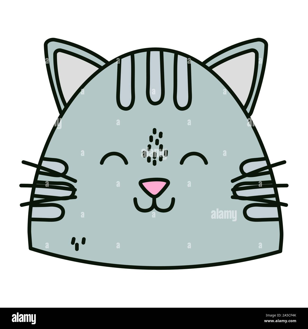 Close look at cat Stock Vector Images - Alamy