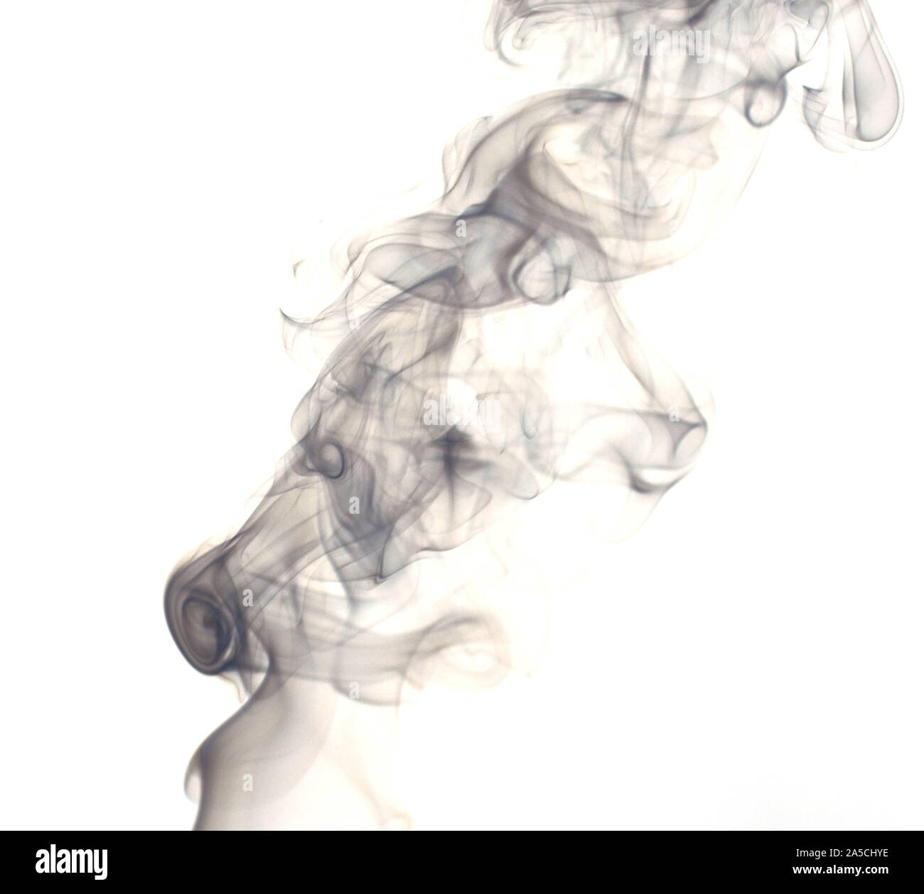 Abstract white smoke lines isolated Cut Out Stock Images & Pictures - Alamy