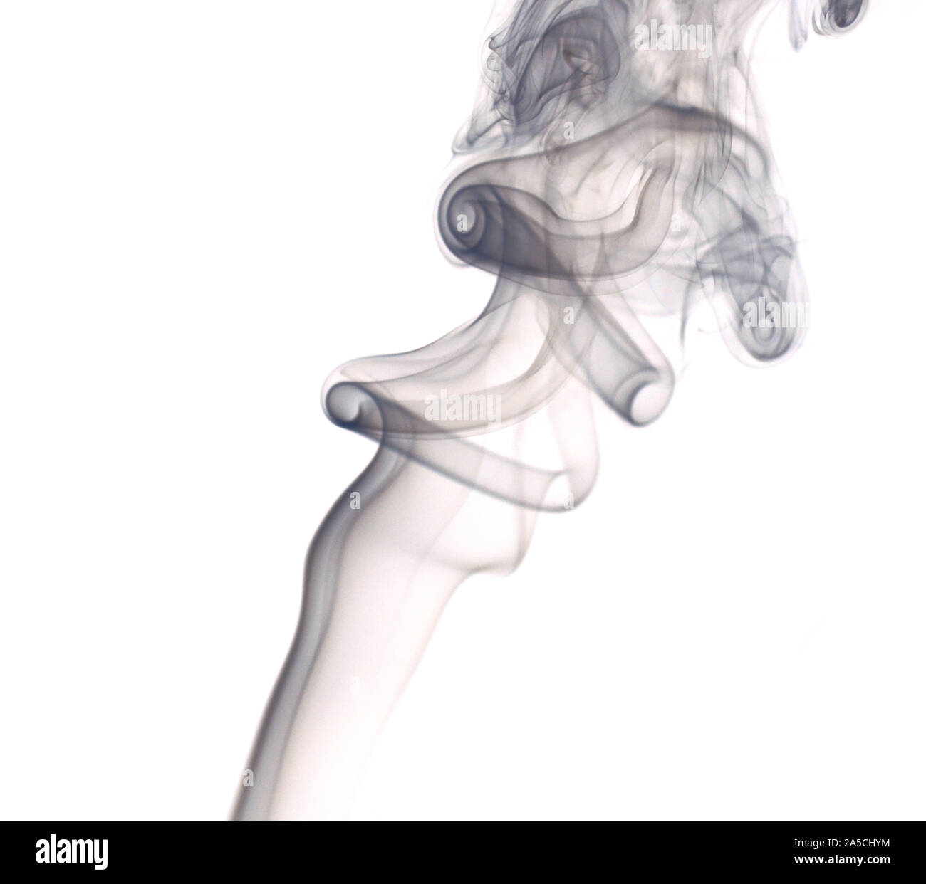Abstract white smoke lines isolated Cut Out Stock Images & Pictures - Alamy