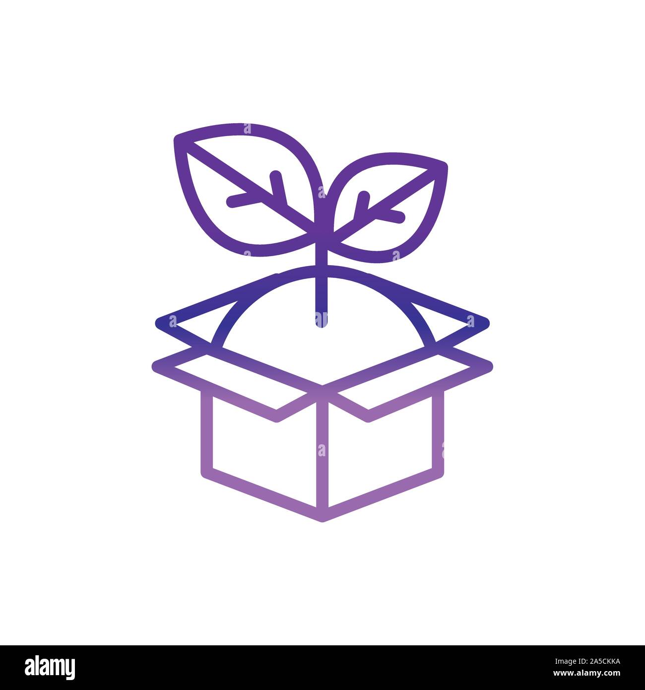 Cardboard box plant charity hi-res stock photography and images - Alamy