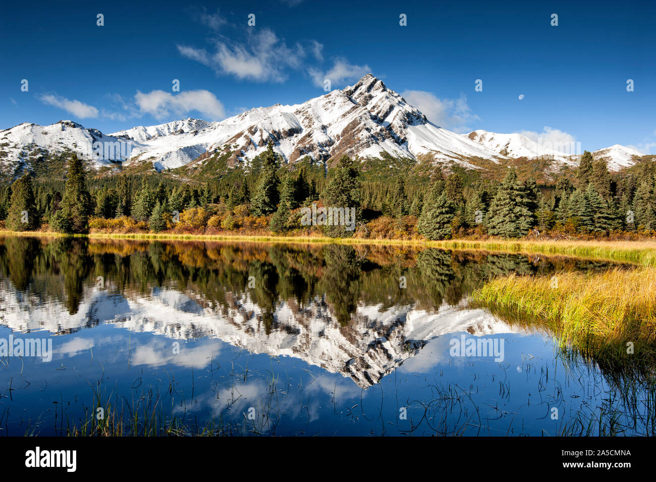 North America; United States; Alaska; Alaska Range Mountains; Denali ...