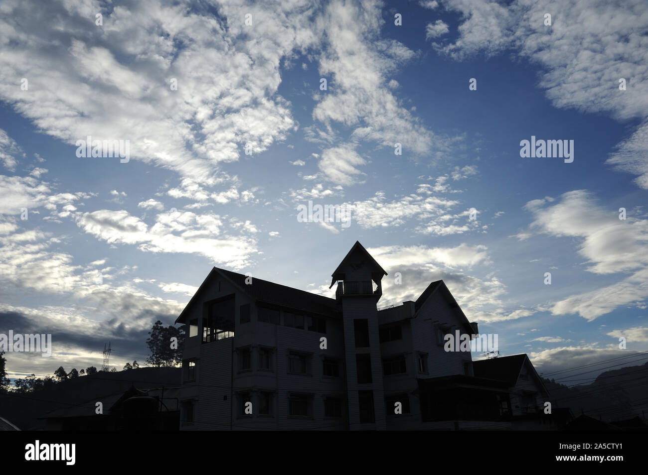 Munnar Kerala India Southeast Asia; Nov. 2017 : Silhouette beautiful ...