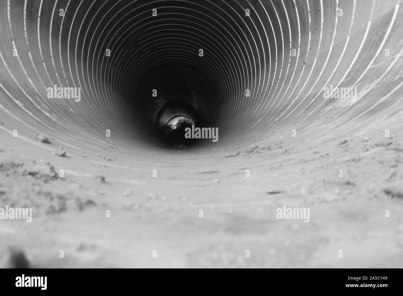 Dry ditch Black and White Stock Photos & Images - Alamy
