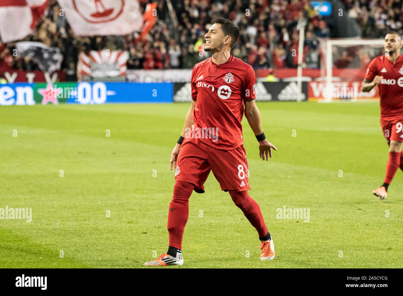 Toronto, Canada. 19th Oct, 2019. Marco ‘Marky' Delgado (8) seen in ...