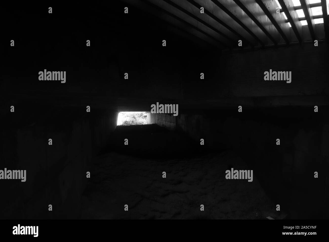 Dry ditch Black and White Stock Photos & Images - Alamy