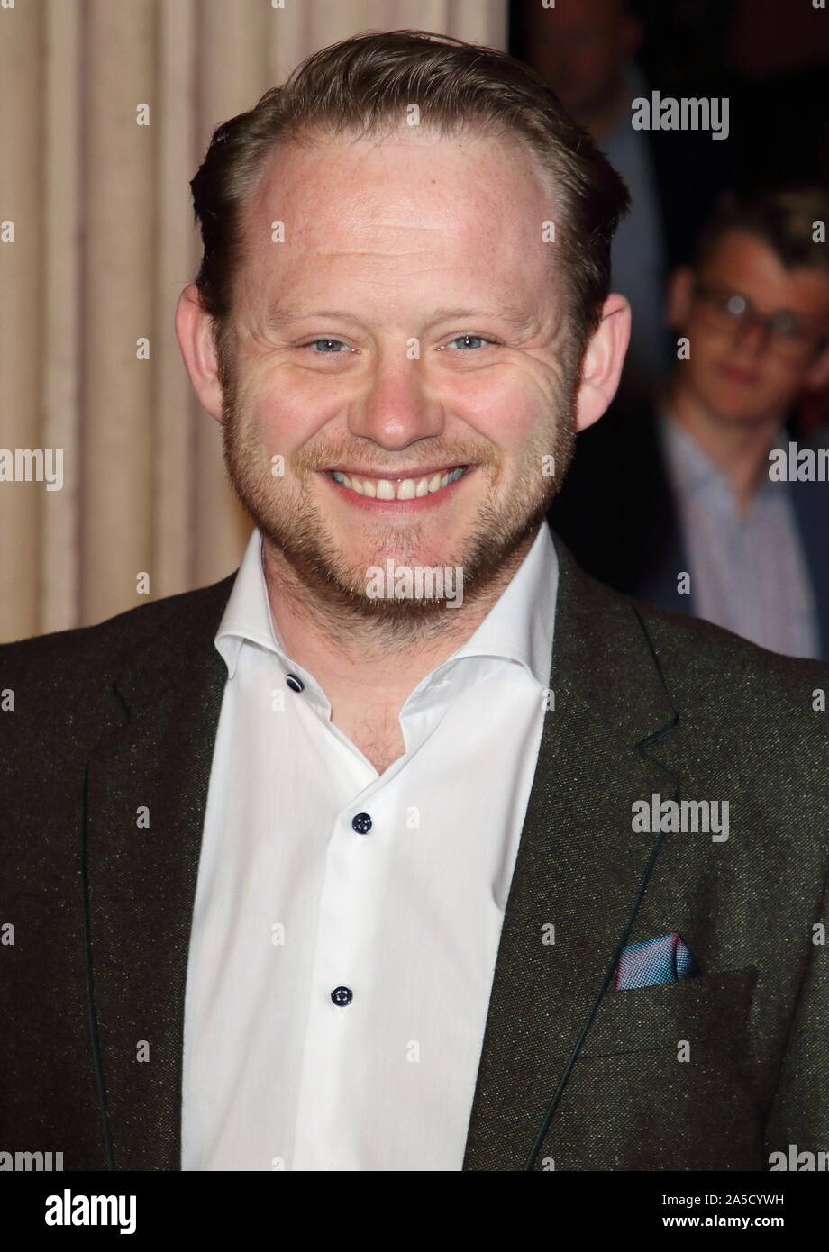 London, UK. 19th Oct, 2019. Michael Jibson on the red carpet during The ...
