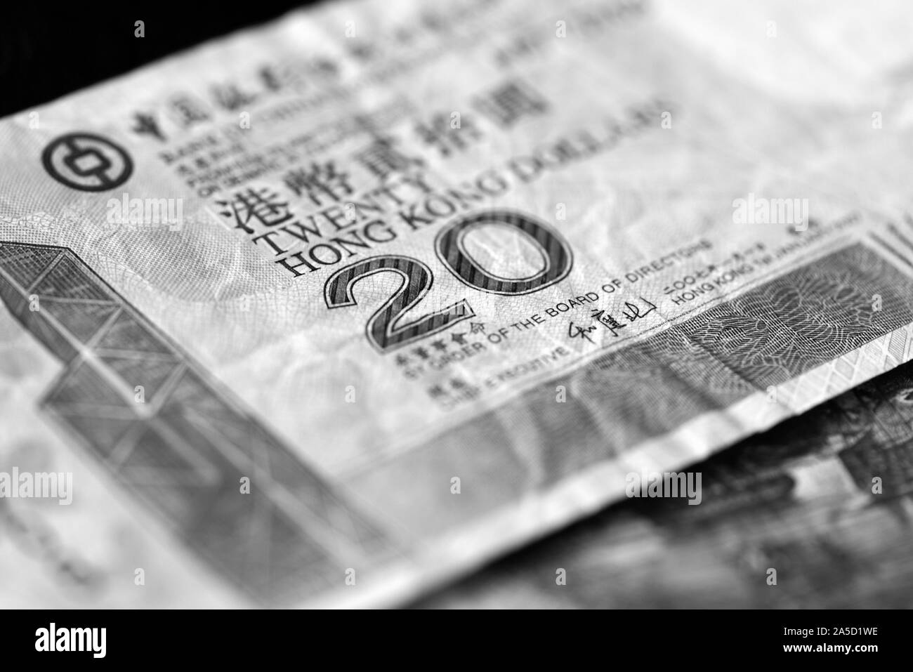 Hong kong 20 dollar note hi-res stock photography and images - Alamy