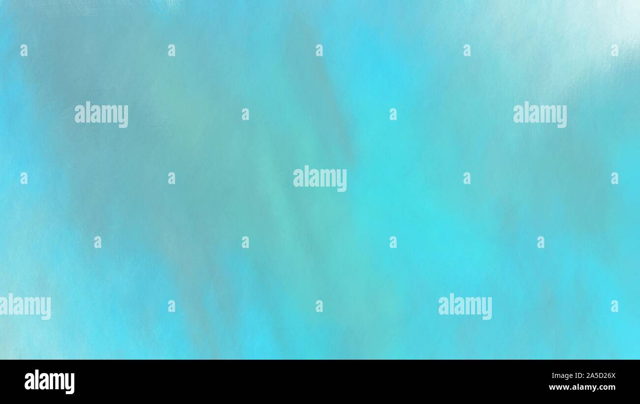 abstract medium turquoise, pale turquoise and sky blue color vintage ...