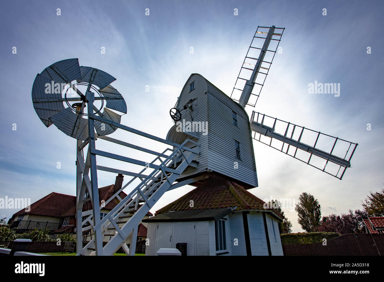 The Post Mill at Thorpeness Suffolk Stock Photo - Alamy
