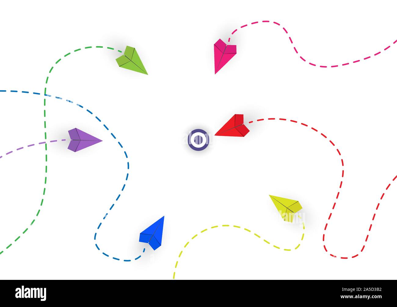 Different distances Stock Vector Images - Alamy