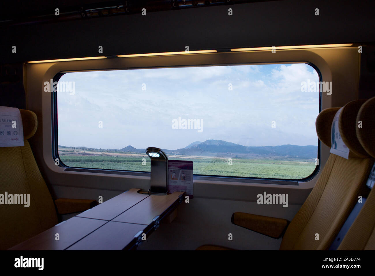 View from window in the moving train hi-res stock photography and ...