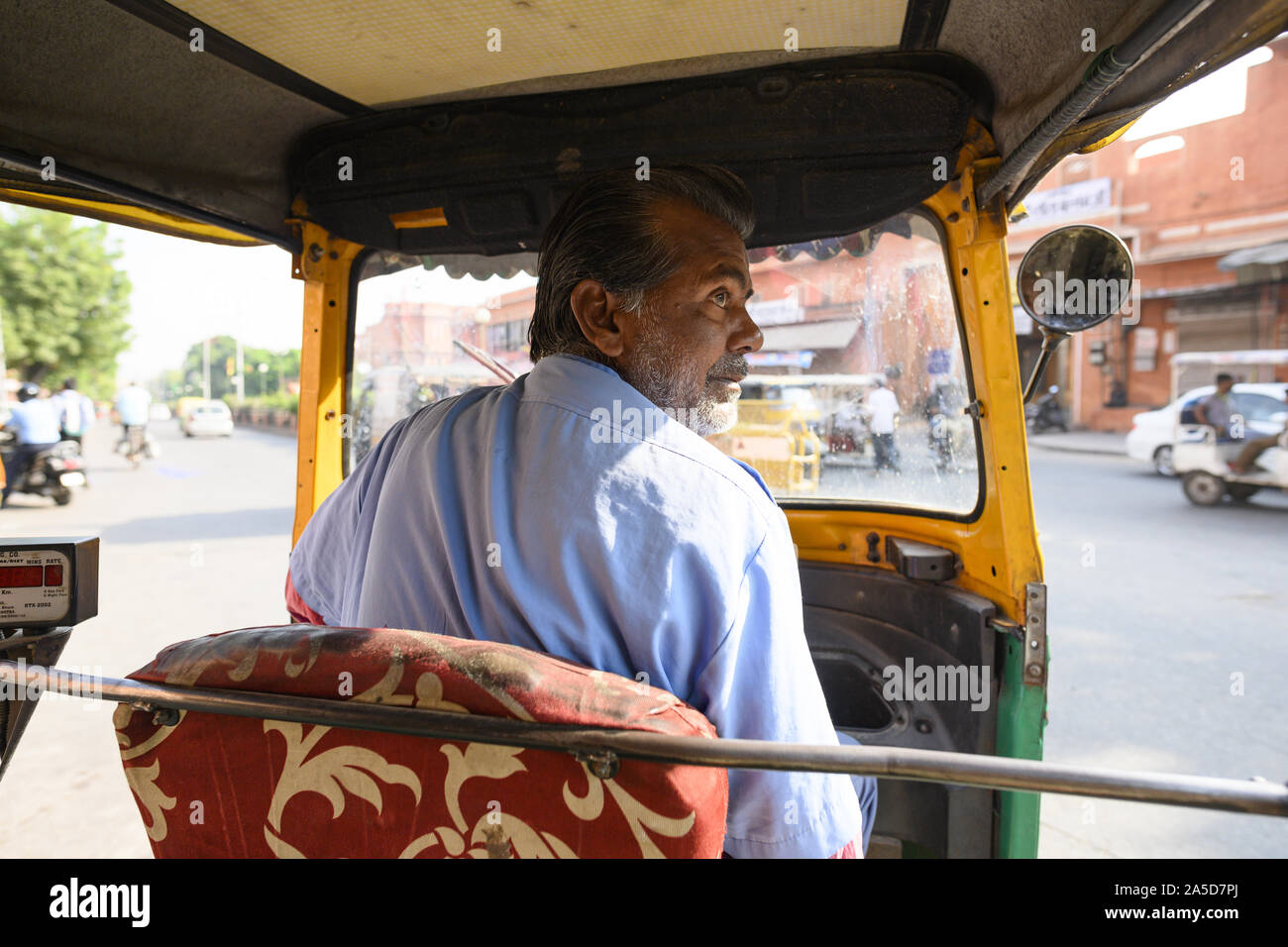 India jaipur auto rickshaw hi-res stock photography and images - Alamy