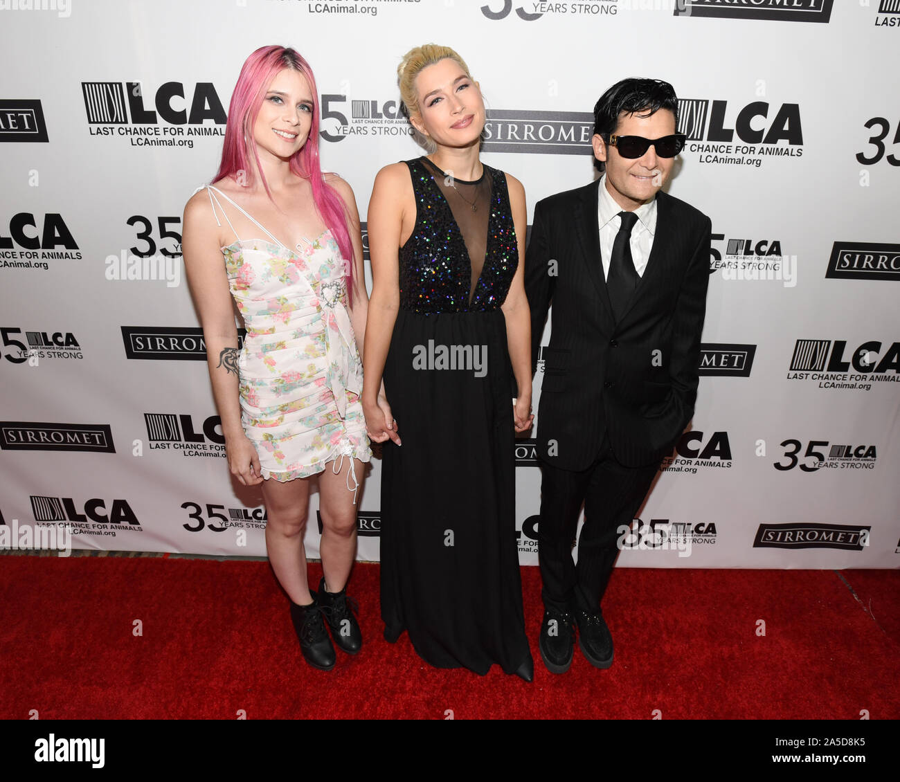 October 19, 2019, Beverly Hills, California, USA: (C-R) Courtney Anne ...