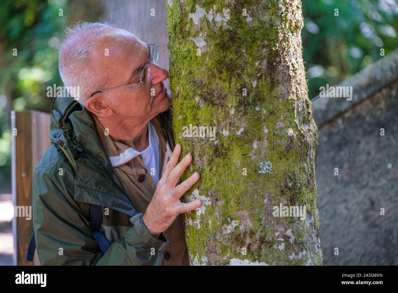 Old man bathing hi-res stock photography and images - Alamy