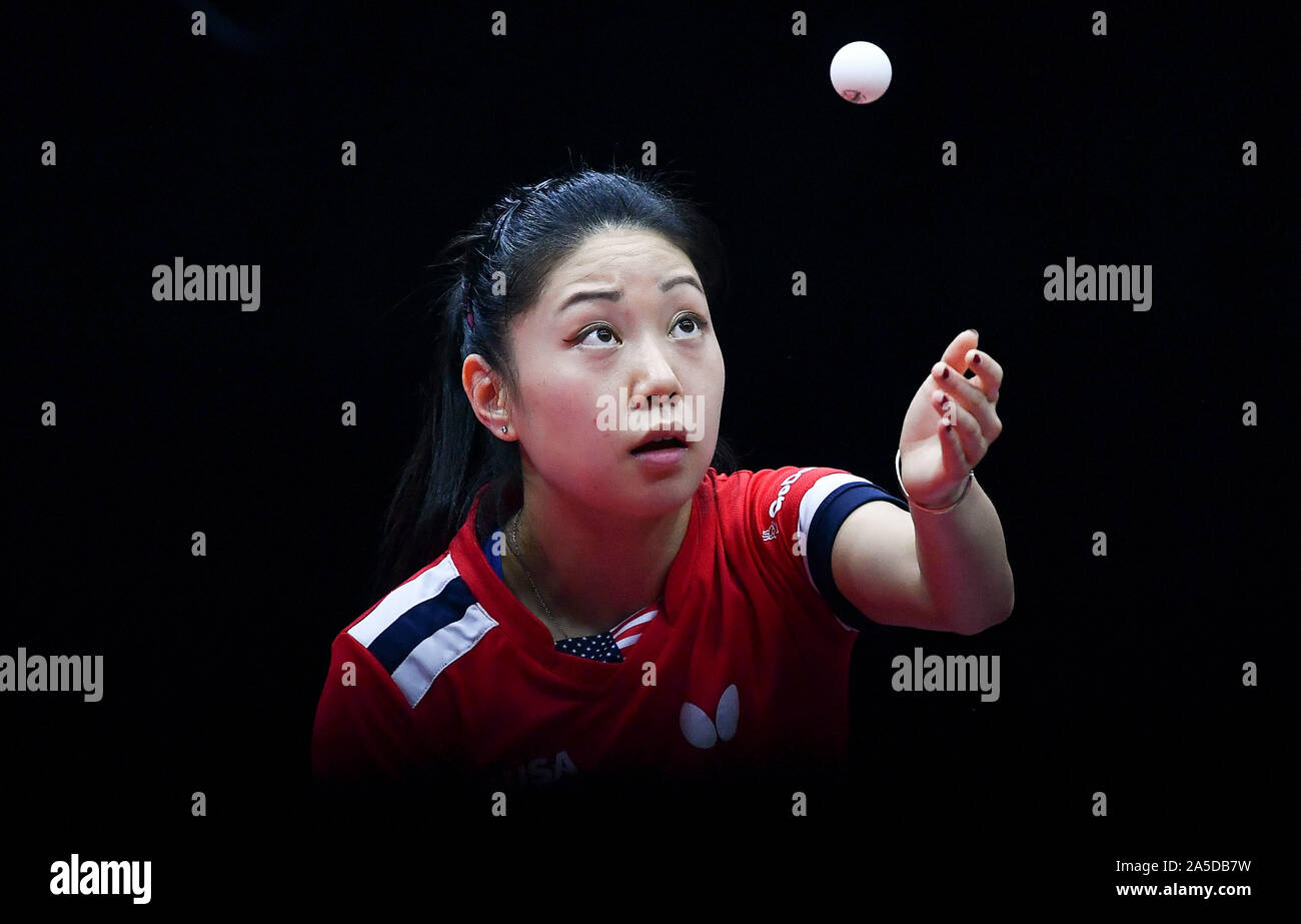 Chengdu, China's Sichuan Province. 20th Oct, 2019. Lily Zhang of the ...