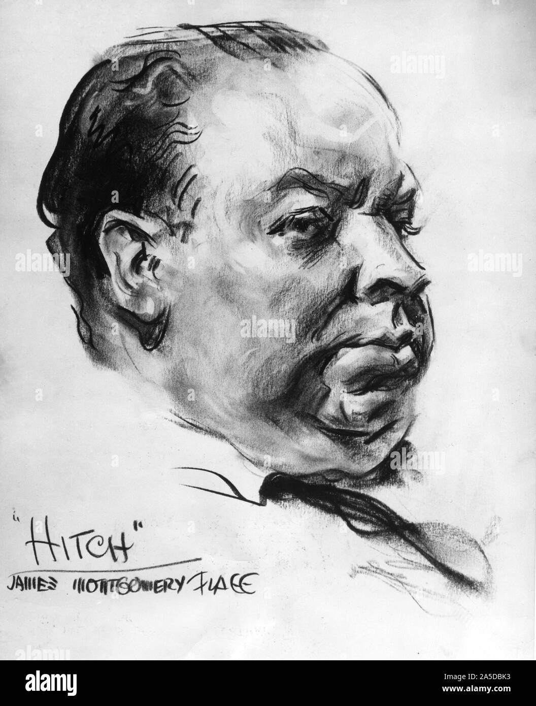 Alfred hitchcock portrait hi-res stock photography and images - Alamy