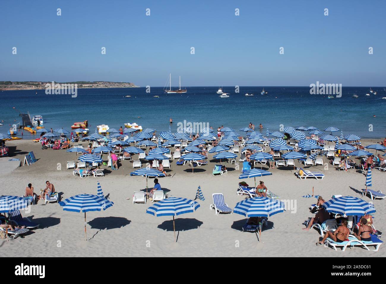 Malta beach club hi-res stock photography and images - Alamy