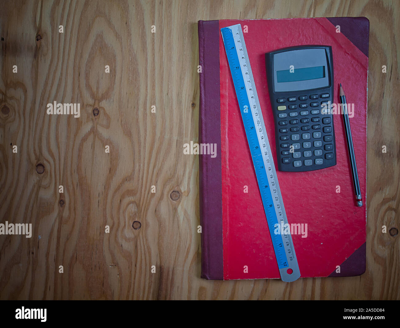 Old calculator school hi-res stock photography and images - Alamy