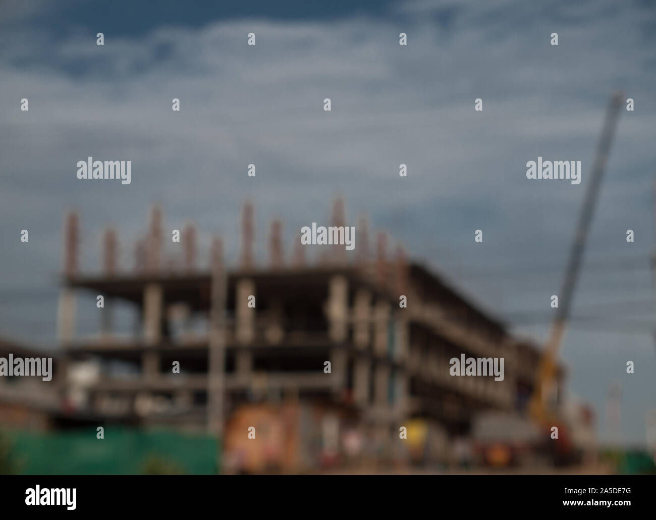 Blur , on construction site and the environment Stock Photo - Alamy